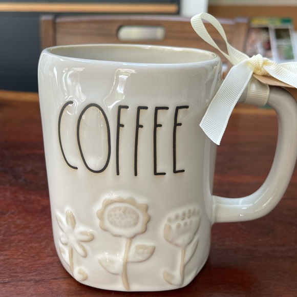 Rae Dunn | Dining | Rae Dunn Coffee Mug Raised Floral Design Spring ...